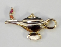 Gold Nightingale Lamp Pin Nursing Lamp of Knowledge