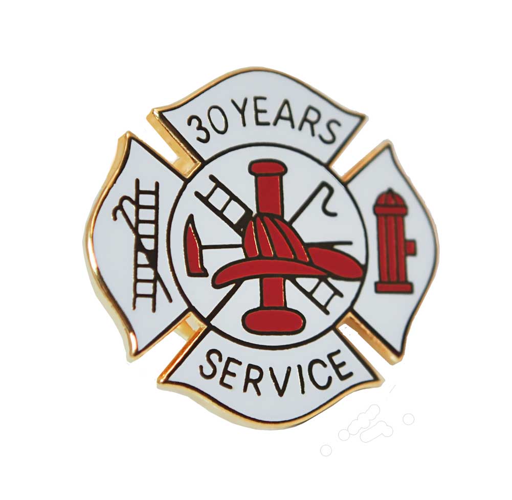 30 years Fire Service pin #SS-FIRE-30