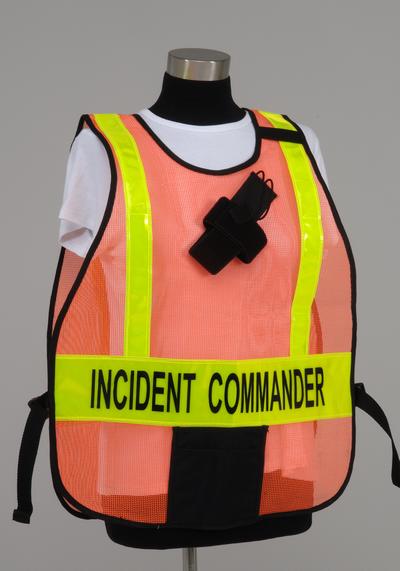 Incident Command System Vest Model PON5 Poncho Style