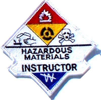 Hazmat Instructor Embroidered Patch #FRU-E552